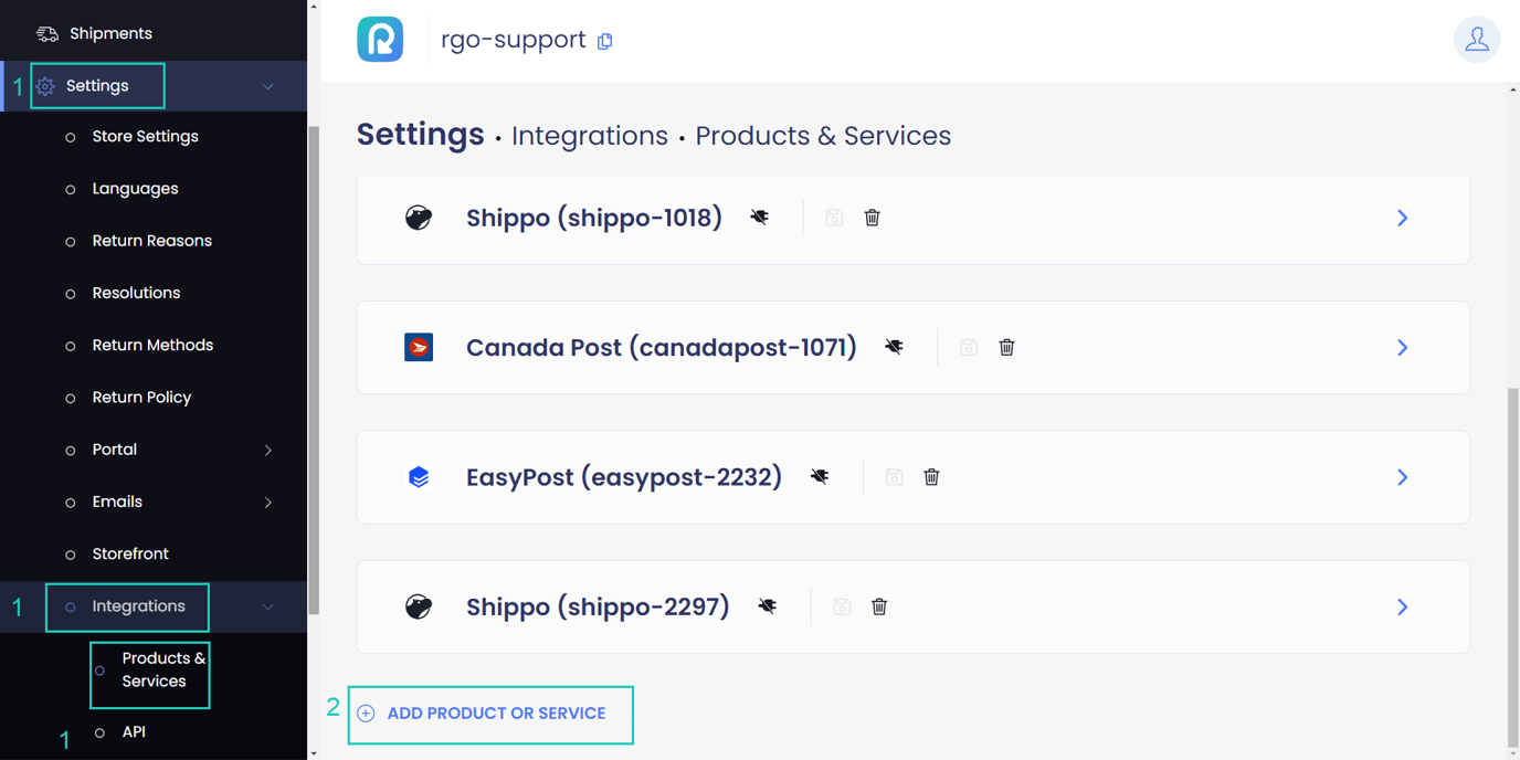 Shipping Integrations Overview